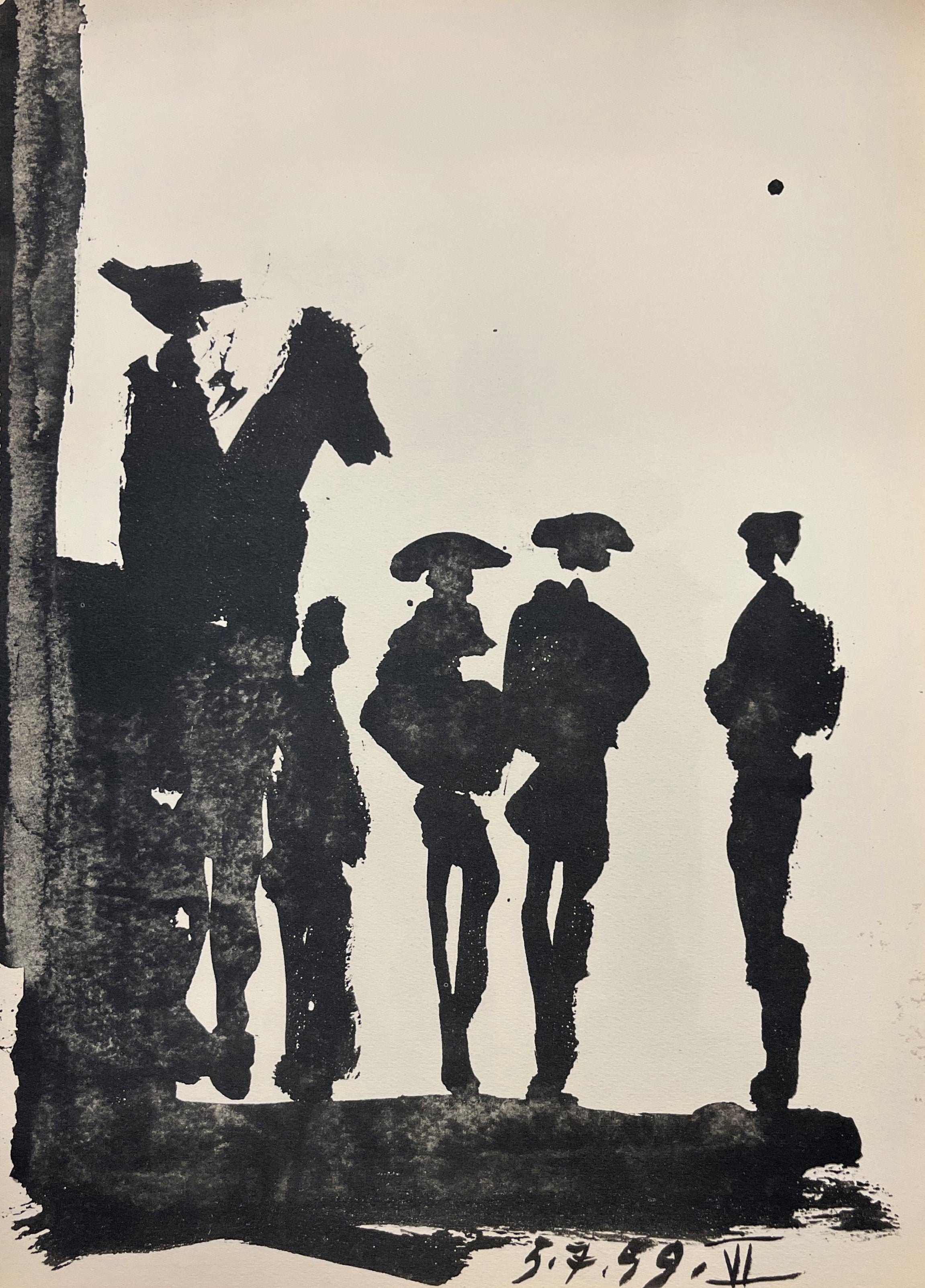 Toros y Toreros (Bulls and Bullfighters) - Pablo Picasso | Baterbys Art ...