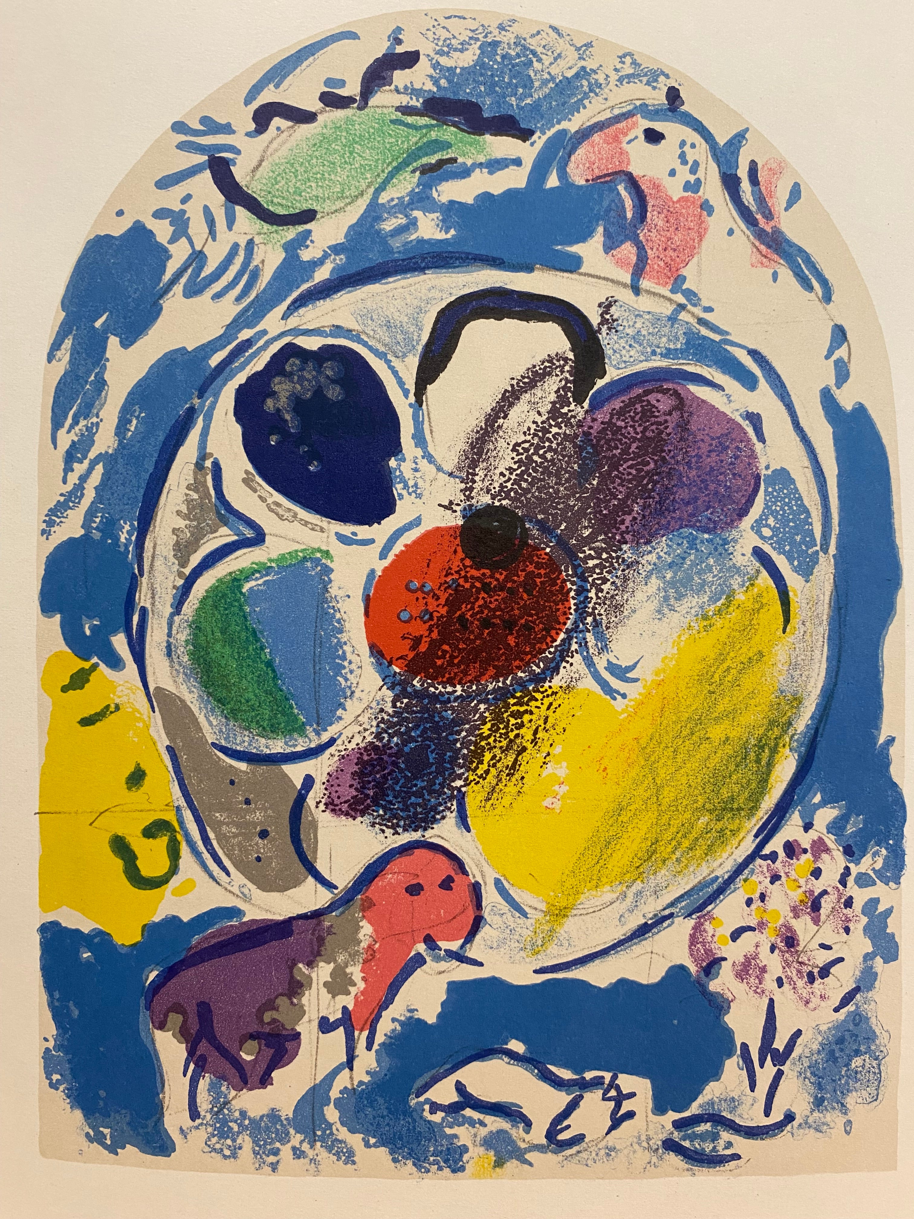 The Jerusalem Windows - Tribe of Asher by Marc Chagall | Baterbys Art ...