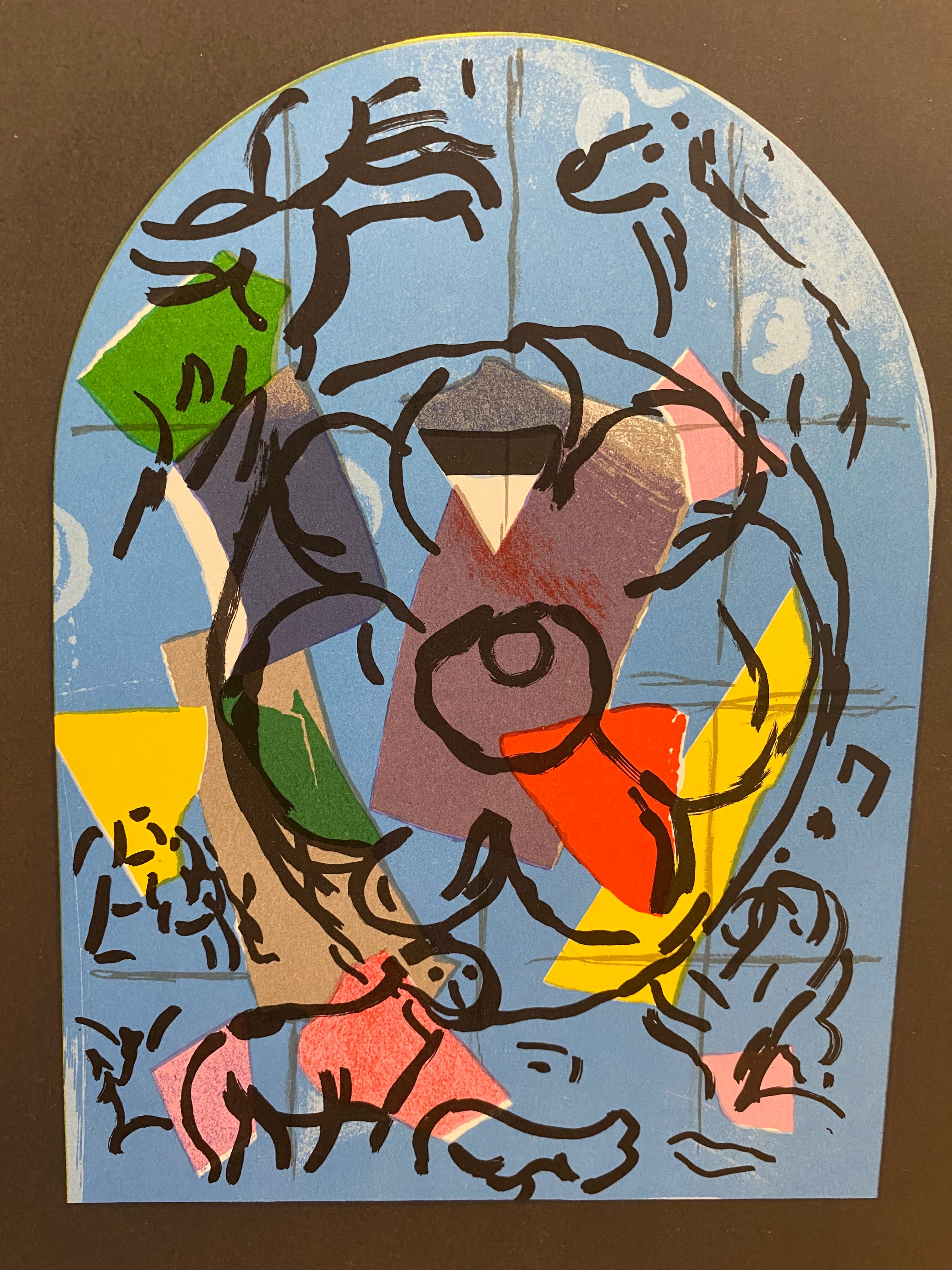 The Jerusalem Windows - Tribe of Benjamin by Marc Chagall | Baterbys ...