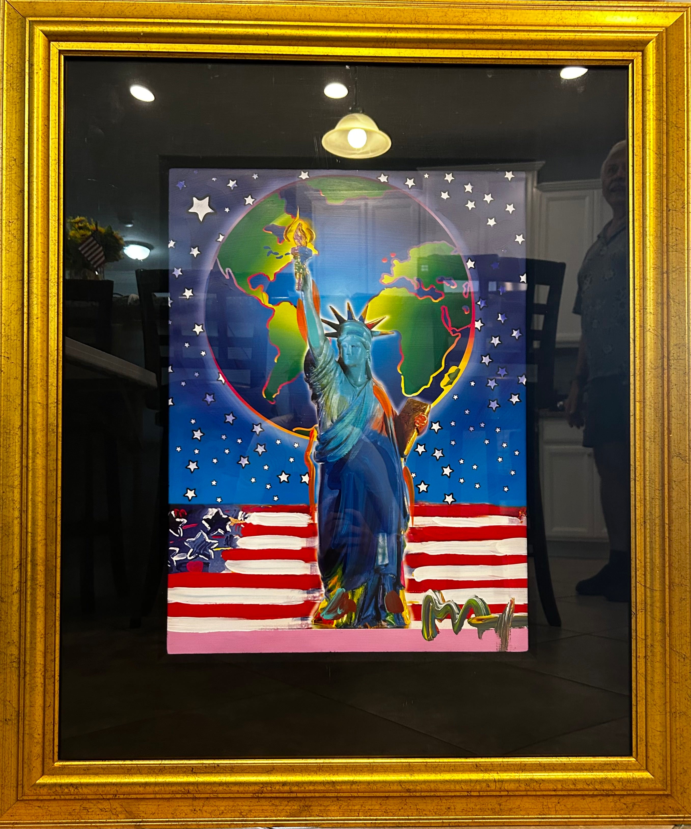 Peace On Earth Peter Max Mixed Media | Baterby's Art Gallery – Baterbys ...