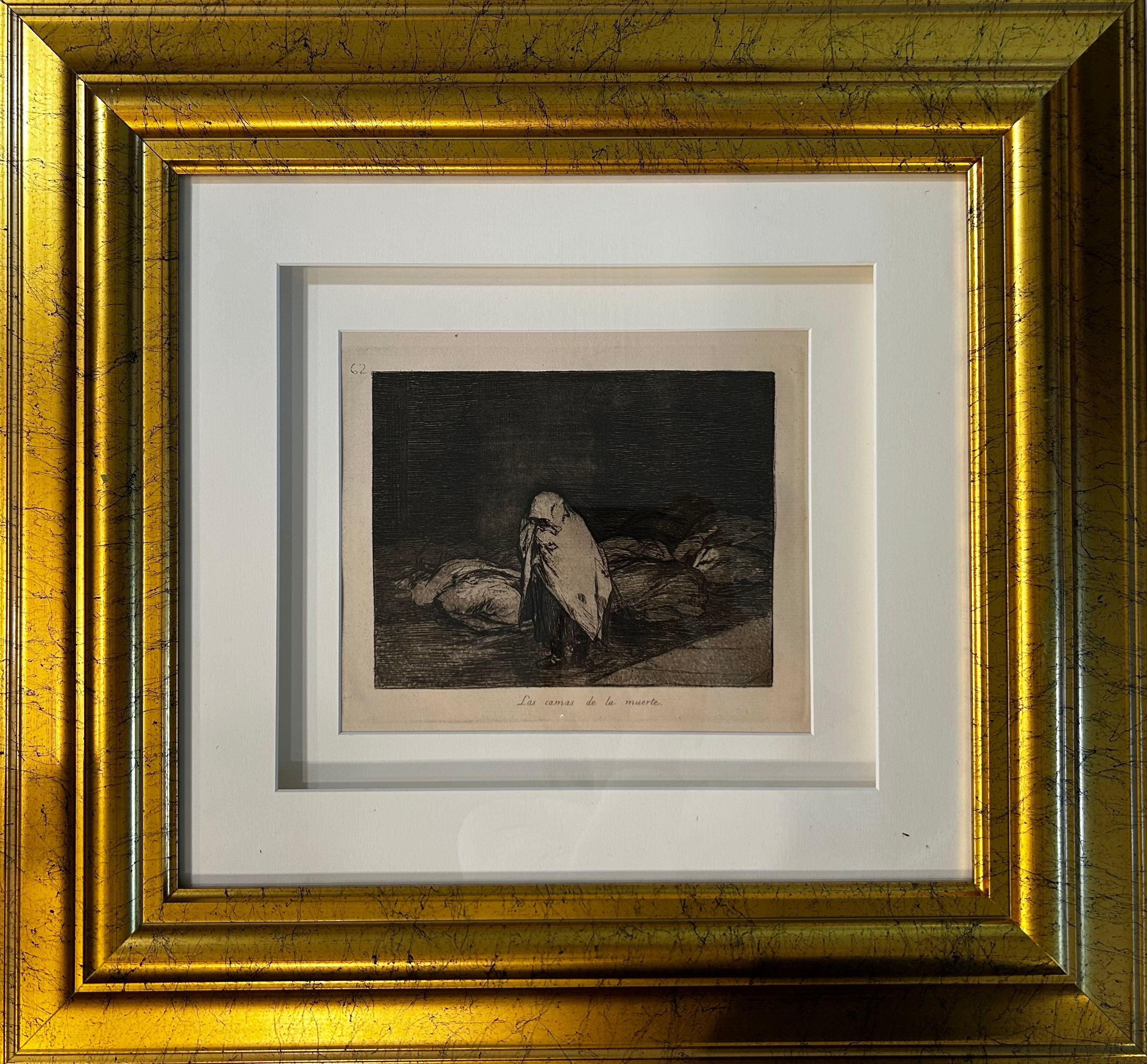 The Beds of Death Francisco Goya Etching | Baterby's Art Gallery ...