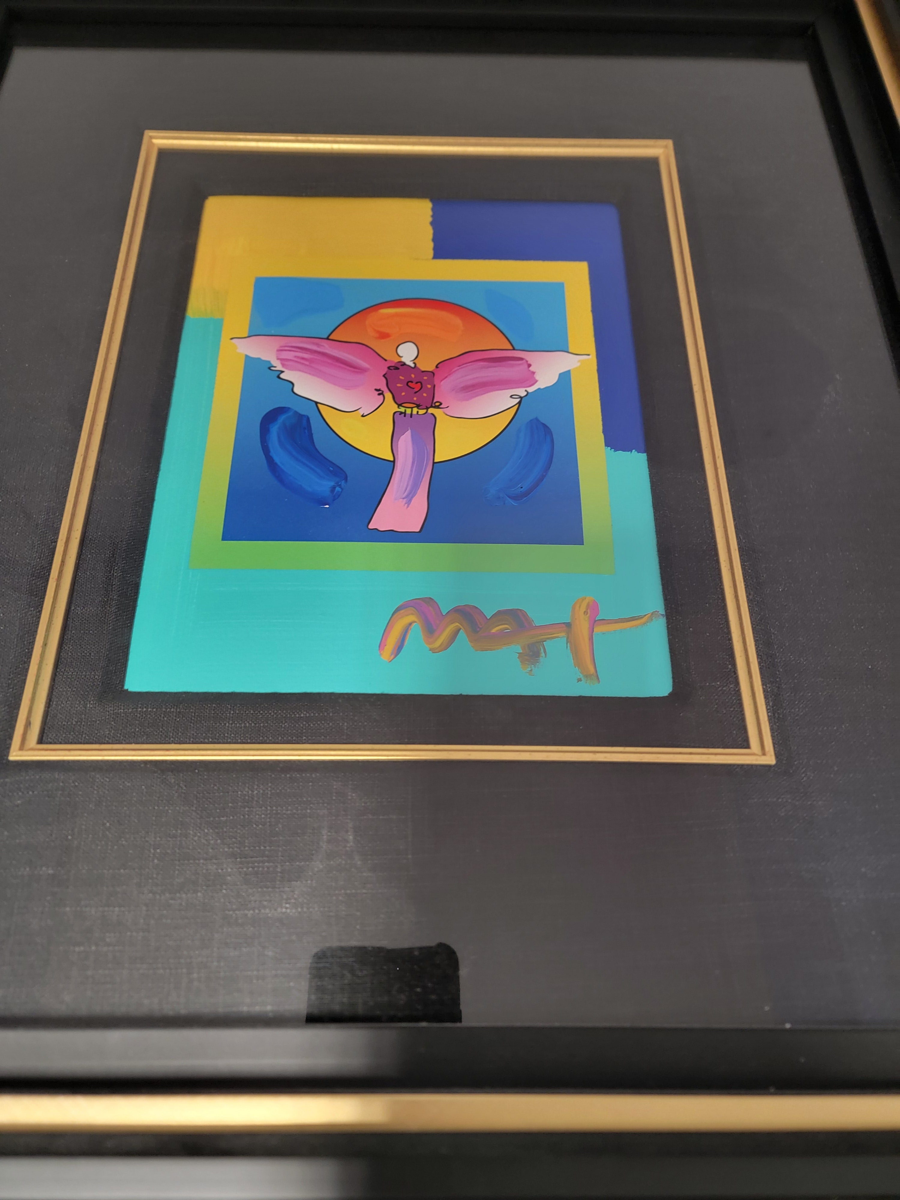 Angel with Sun on Blends by Peter Max | Baterby's Art Gallery ...