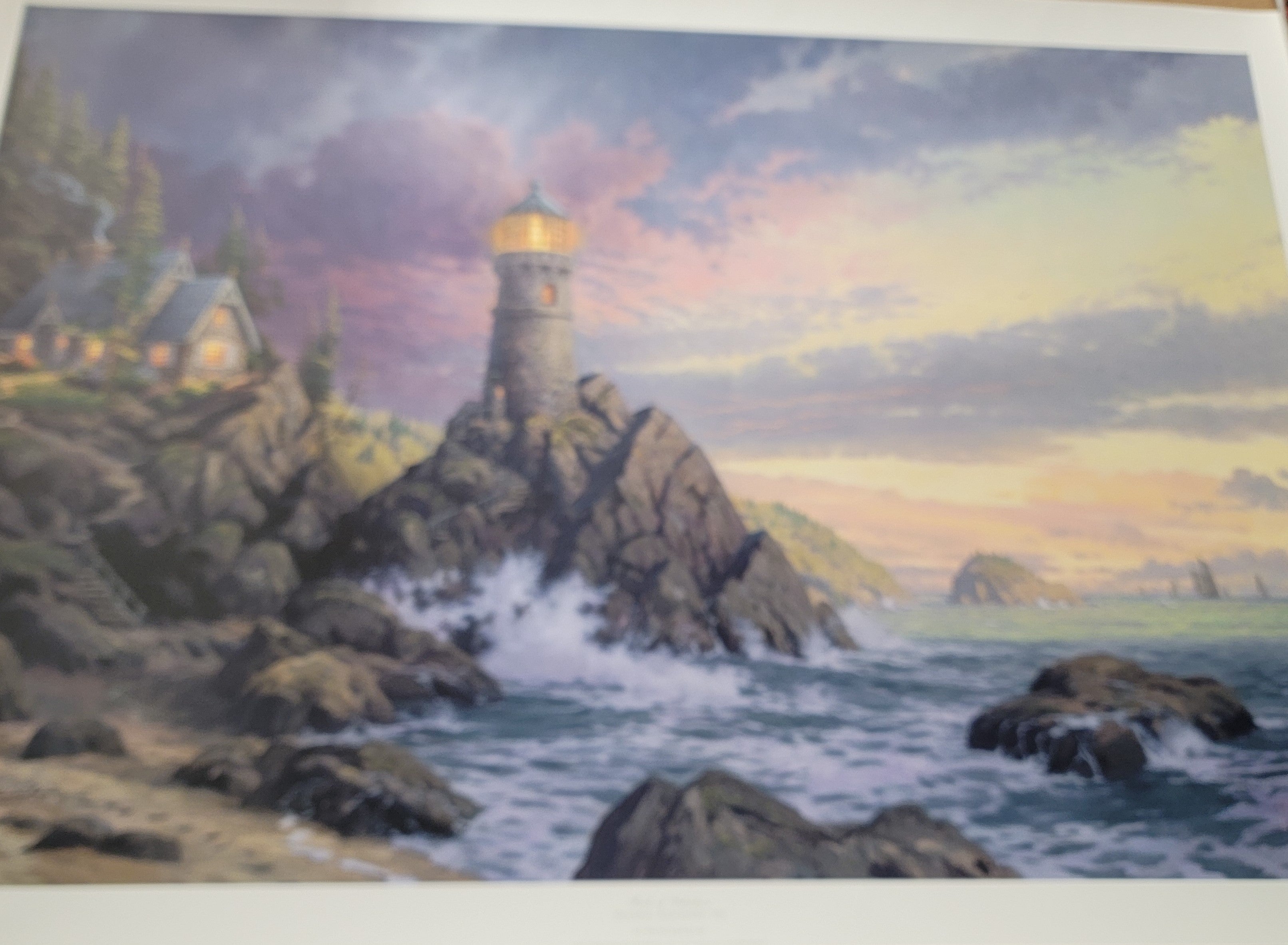 Rock of Salvation by Thomas Kinkade | Baterbys Art Gallery – Baterbys ...