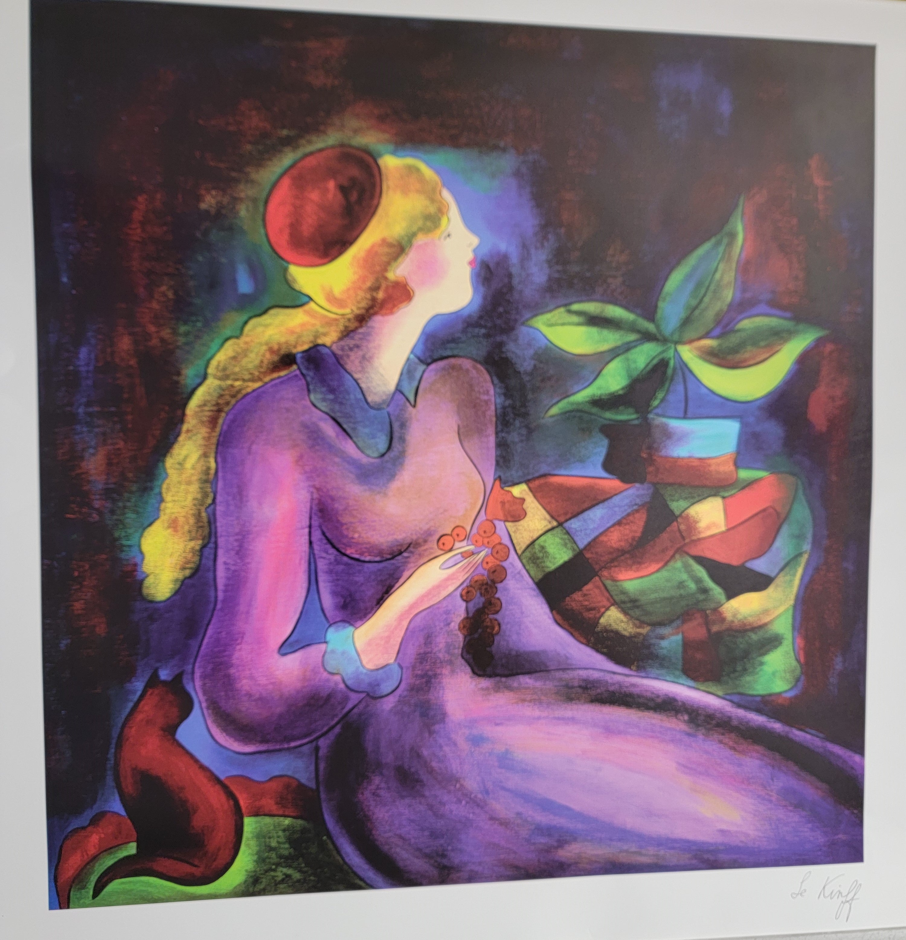 Passing Time with Max Linda Le Kinff Seriolithograph | Baterby's Art ...