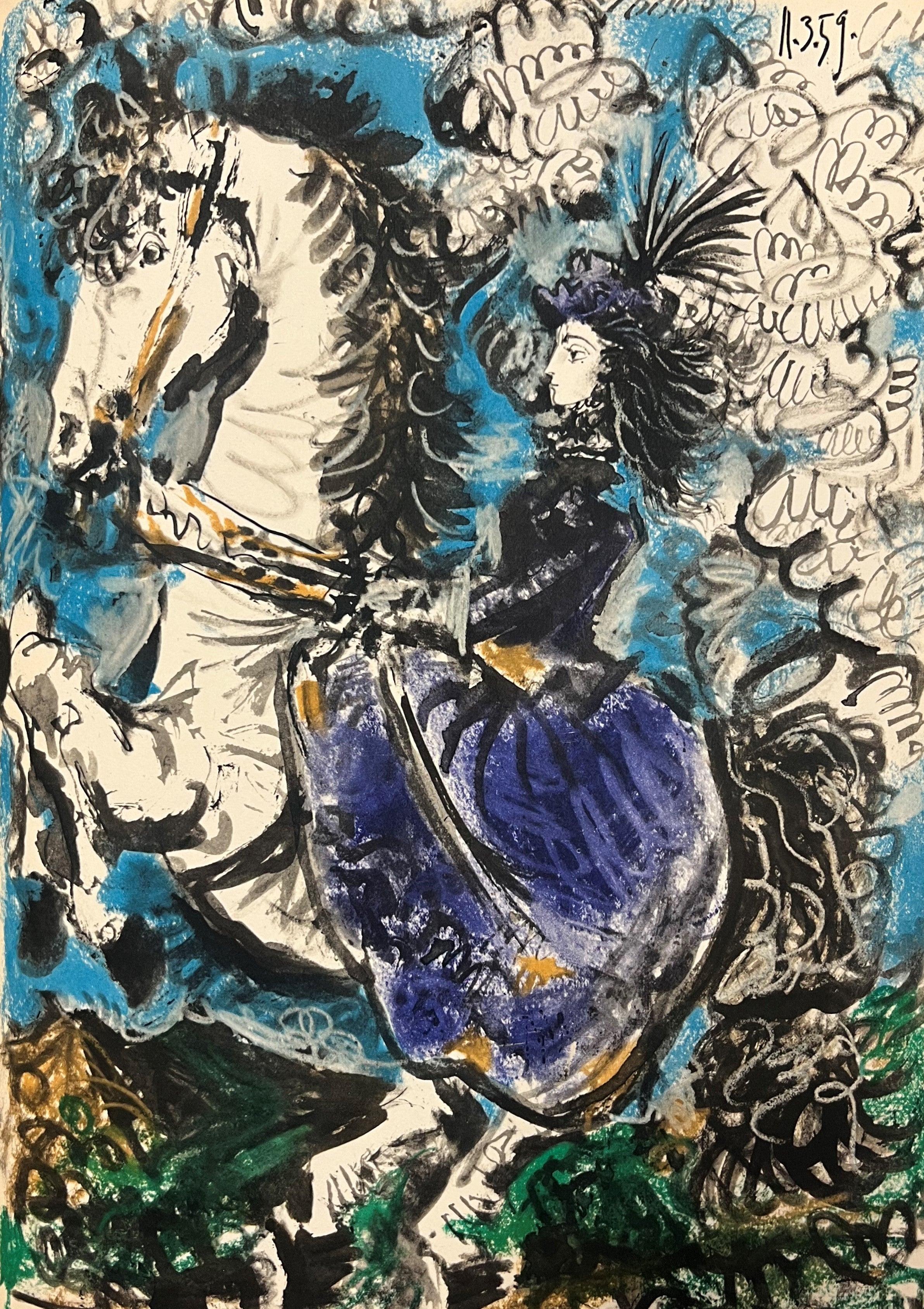 Toros y Toreros (Bulls and Bullfighters) - Pablo Picasso | Baterbys Art ...