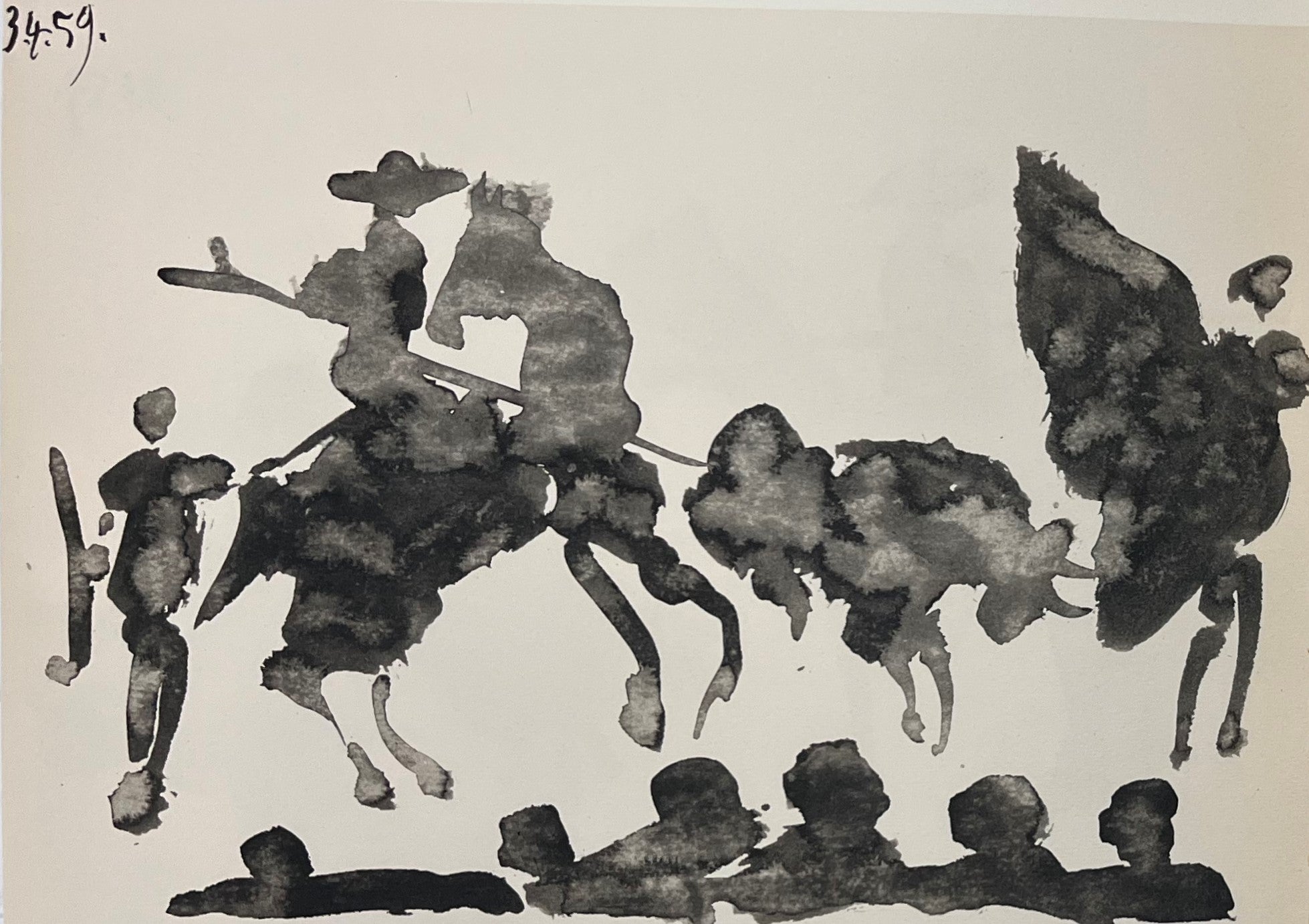 Toros y Toreros (Bulls and Bullfighters) - Pablo Picasso | Baterbys Art ...
