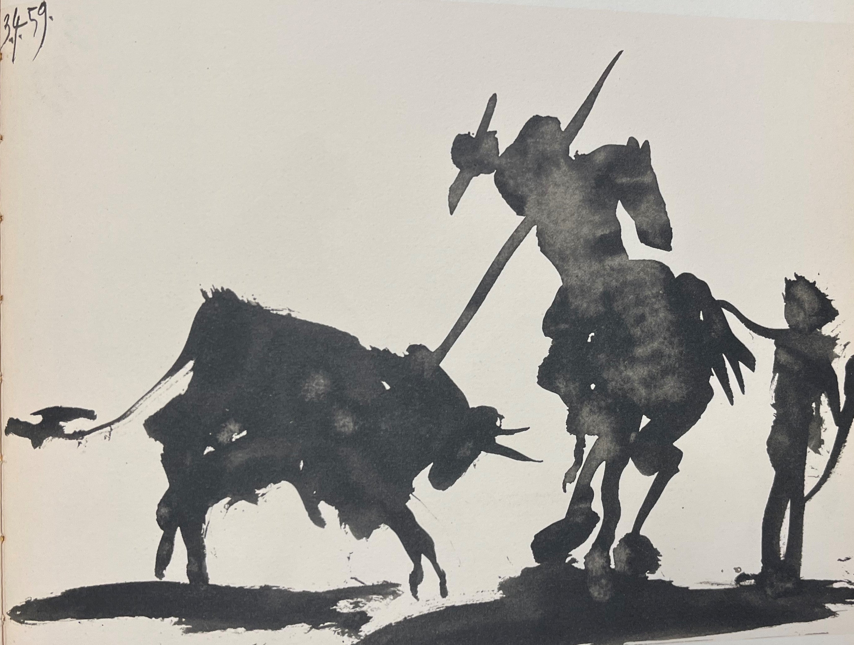 Toros y Toreros (Bulls and Bullfighters) - Pablo Picasso | Baterbys Art ...