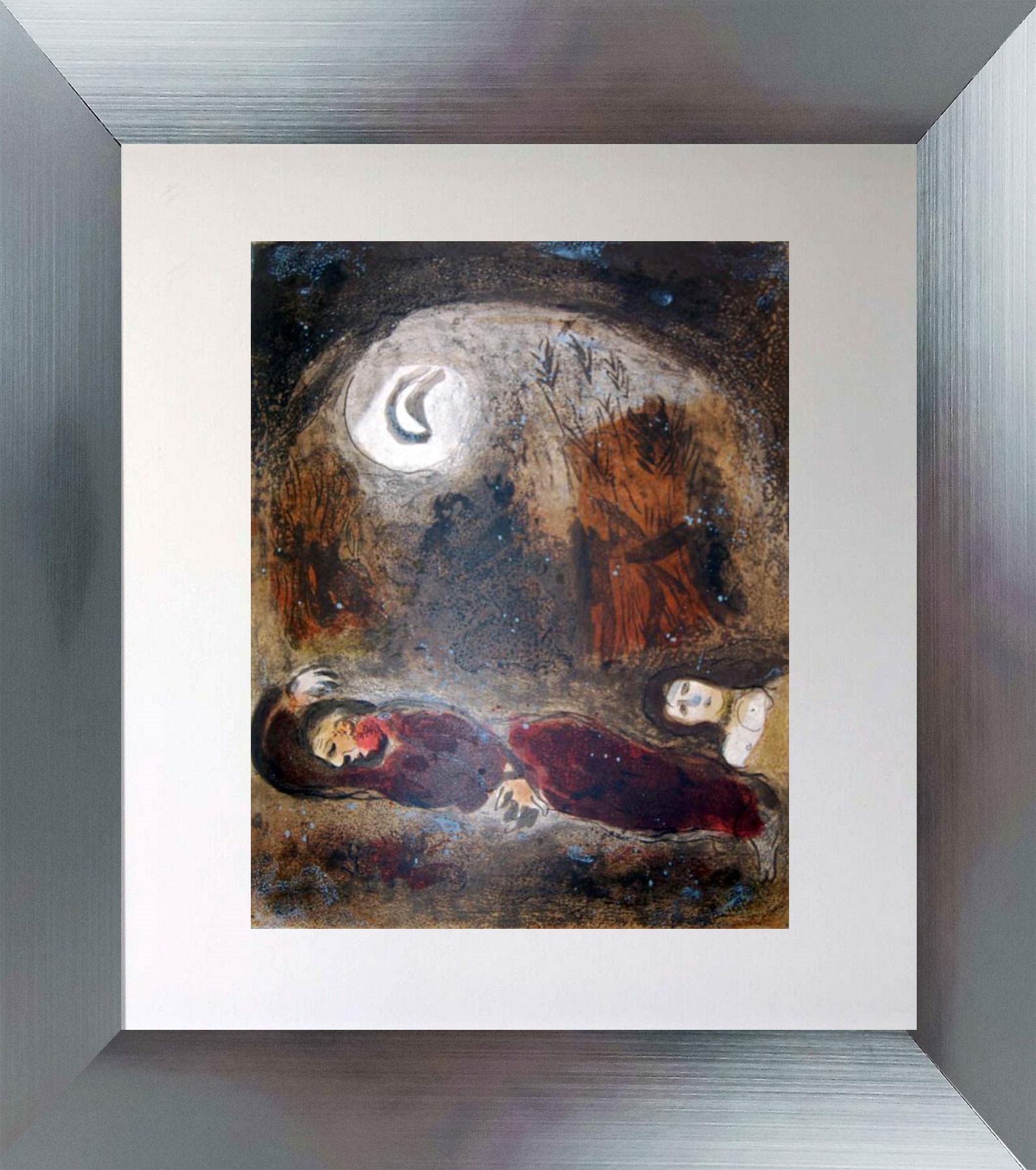 Ruth On The Feet Of De Booz by Marc Chagall | Baterbys Art Gallery ...