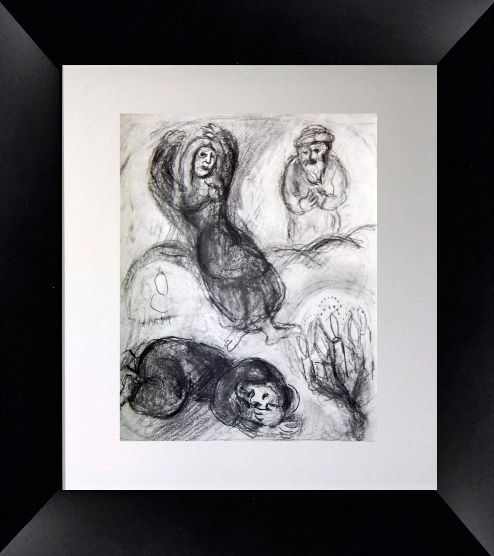 Saul And The Magician / Amnon And Tamar by Marc Chagall | Baterbys Art ...