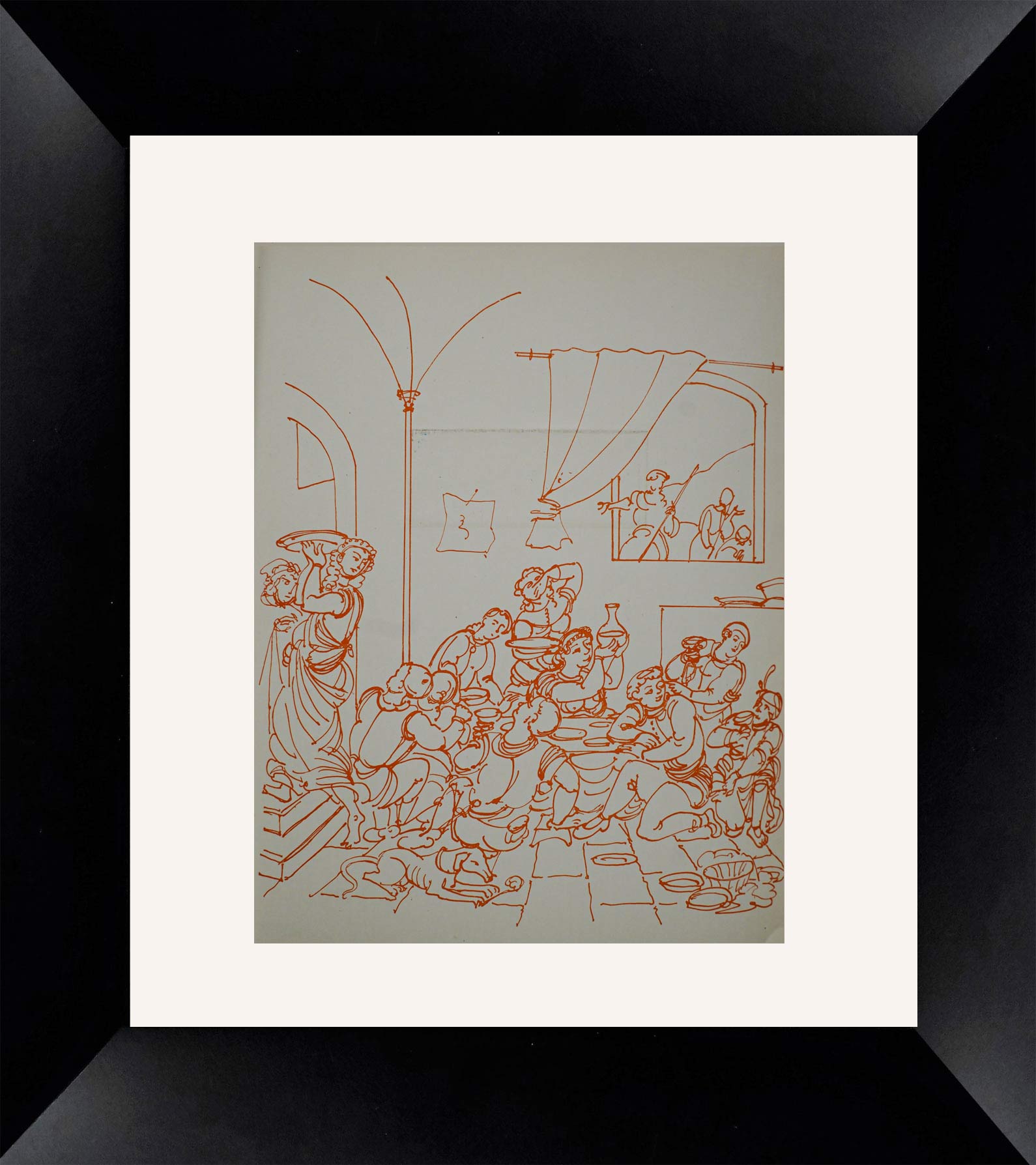 Banquet Scene by Andre Derain 1940 | Baterbys Art Gallery – Baterbys ...