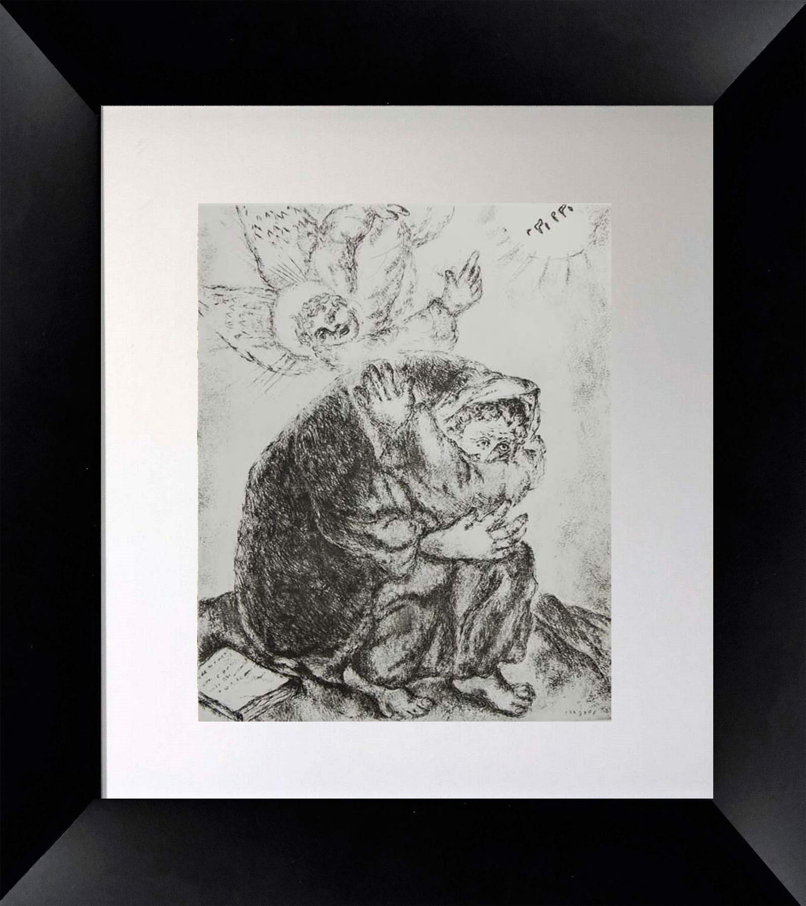 The Prophet Isaiah Under Divine Inspiration by Marc Chagall | Baterbys ...