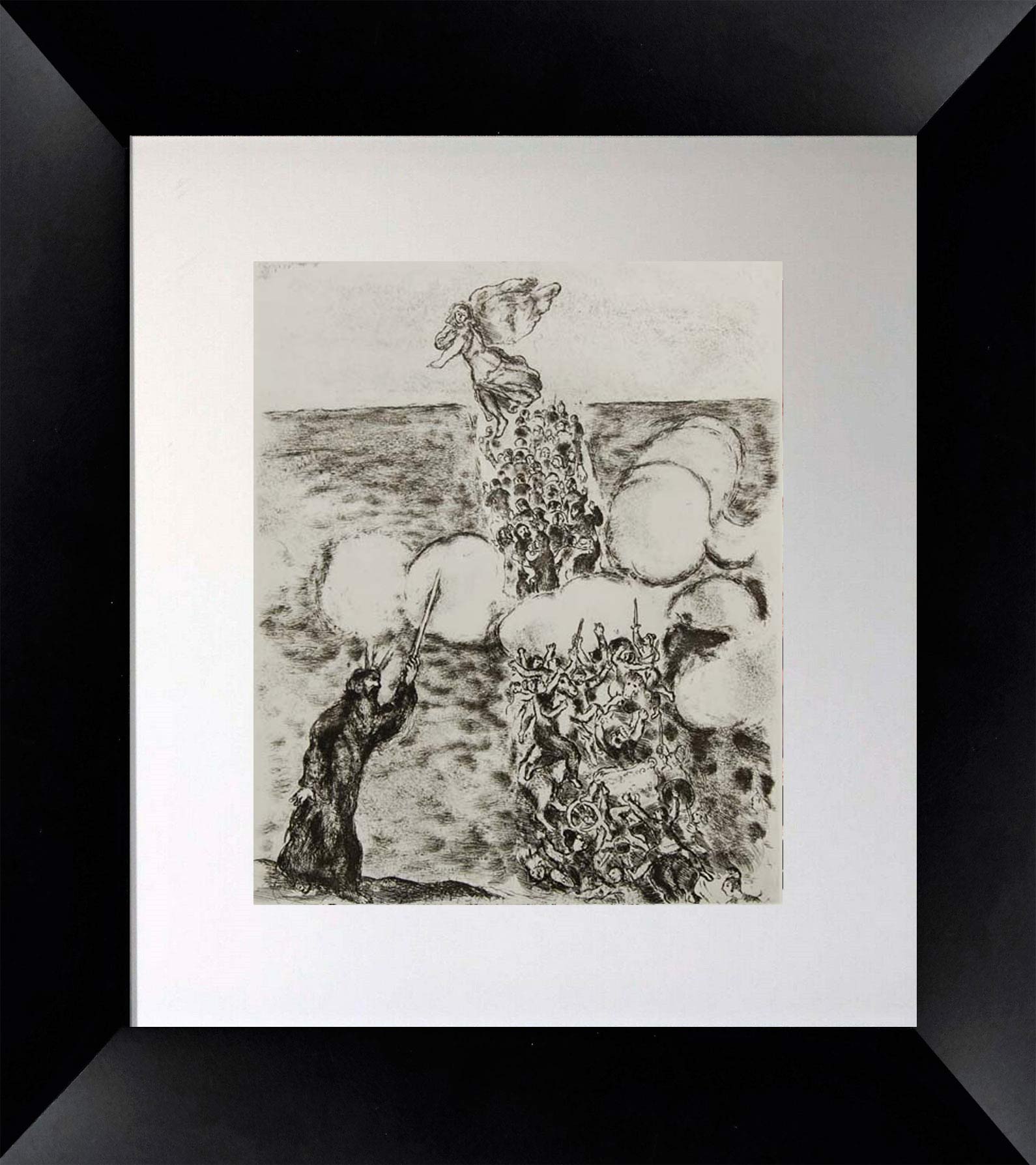 The Israelites Crossing the Red Sea by Marc Chagall | Baterbys Art ...