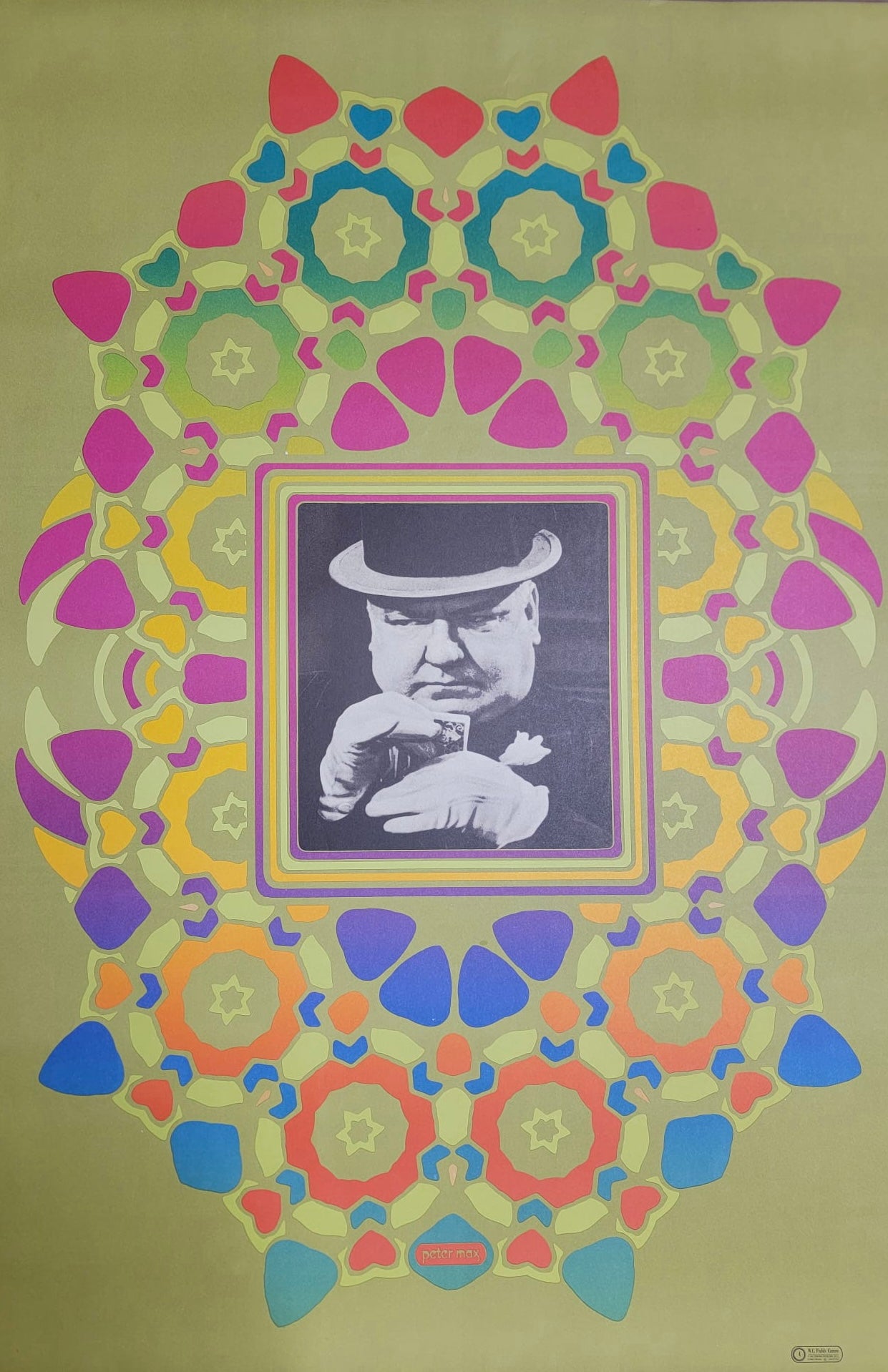 WC Fields Cameo by Peter Max | Baterbys Art Gallery – Baterbys Art ...