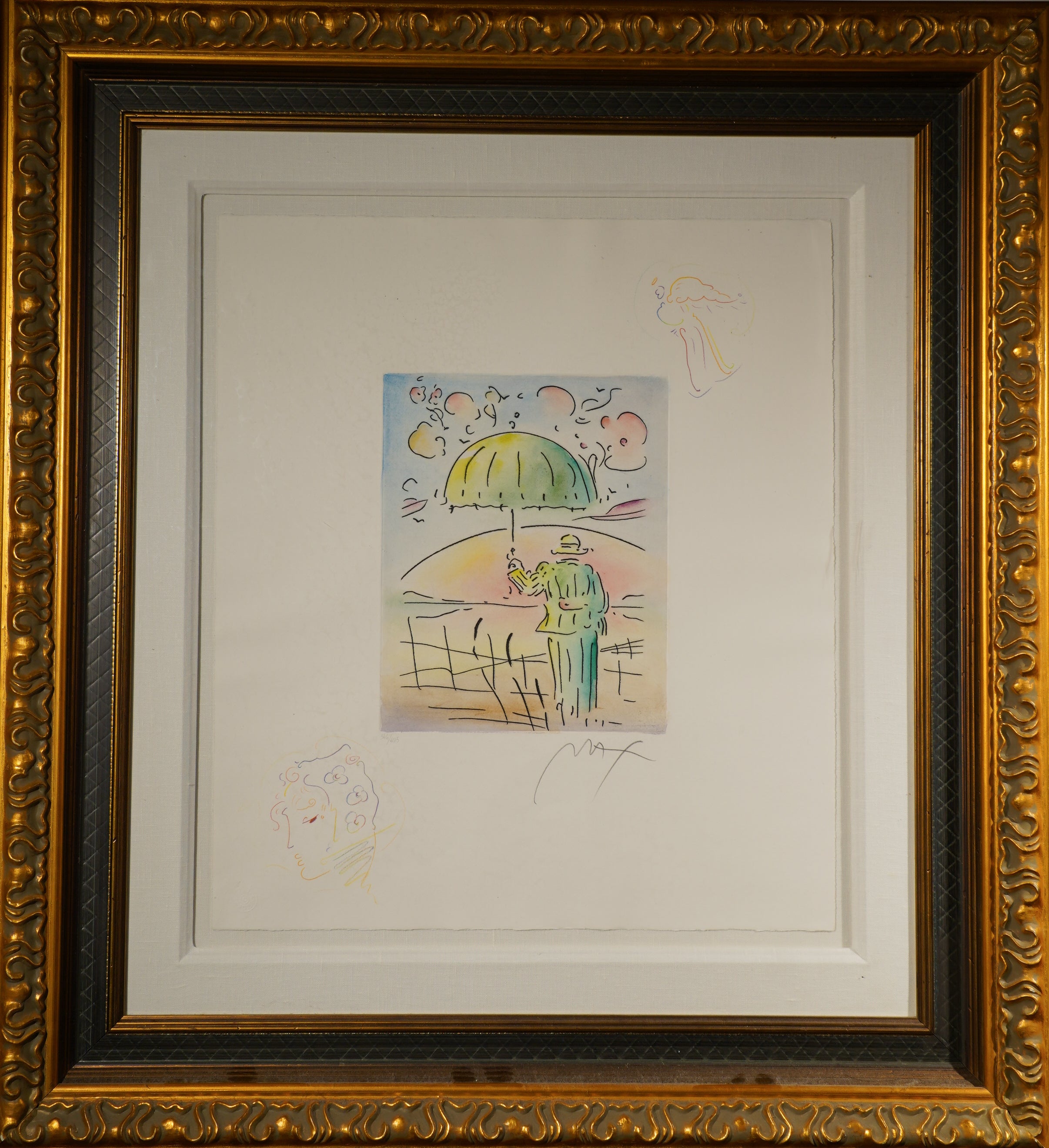 Umbrella Man - Classic Suite by Peter Max | Baterbys Art Gallery ...